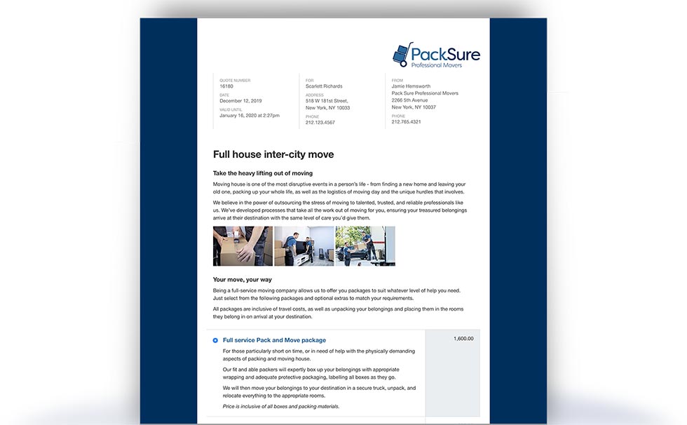 Quote Templates | Quotient